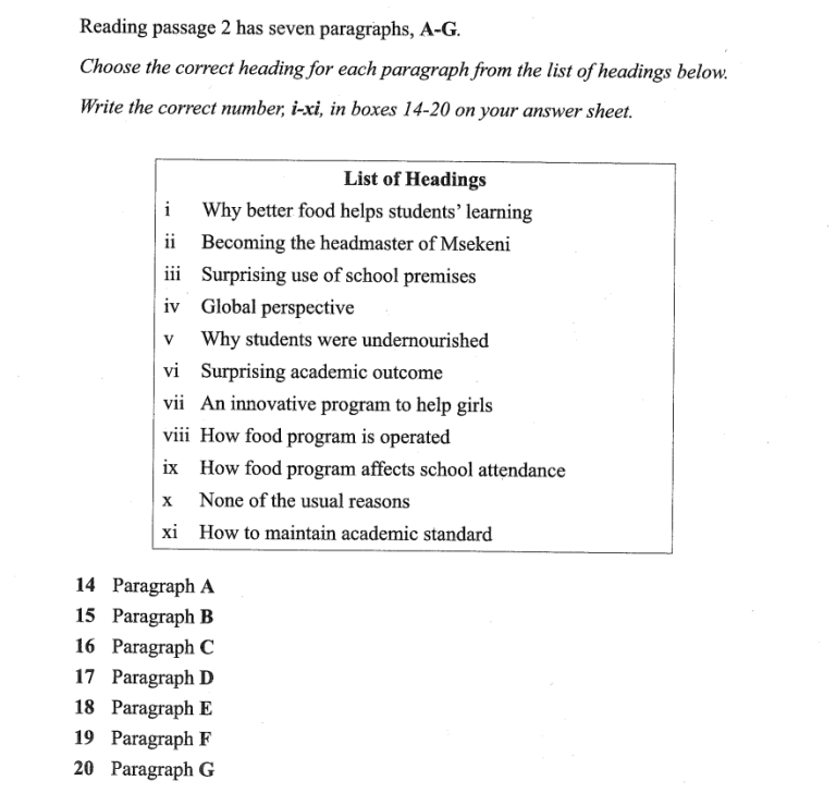[IELTS Reading] Tìm hiểu dạng bài Matching Heading Questions – Nối tiêu ...